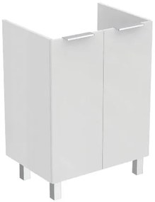 Ideal Standard Eurovit - Umyvadlová skříňka, 84x60x44 cm, 2 dvířka, panty L/P, lesklá bílá R0258WG