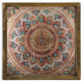 Nástěnný obraz Mandala 33x33 cm vícebarevný