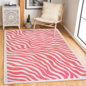 Růžový pratelný koberec 60x100 cm Red Zebra – Vitaus