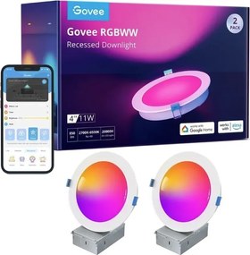 Govee B601B Smart Led Recessed Lights Led stropní svítidlo 2-balení