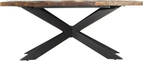 Jídelní stůl 180 x 90 x 76 cm masivní recyklované dřevo 285966