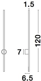 Designové nástěnné svítidlo Aden 20W