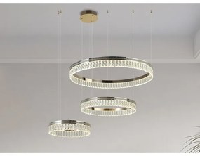 LED Stmívatelný křišťálový lustr na lanku THALIA LED/120W/230V 3000-6000K + DO