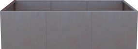 BestBerg Vyvýšený cortenový zahradní záhon  BBGR-640CT / 640 l / 150 x 100 x 43 cm / corten