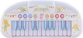 TEDDIES Piánko Zvířátka / Hudební hračka / plast / 35 cm / na baterie