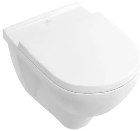 Villeroy & Boch O.novo - Závěsné WC se sedátkem SoftClosing, DirectFlush, CeramicPlus, alpská bílá 5660HRR1