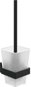 Villeroy & Boch Elements Striking - WC štětka nástěnná s držákem, sklo/matná černá TVA152017000K5