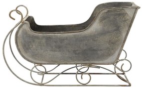 Zinkové antik kovové sáně Dreaming Christmas - 26*10*16 cm