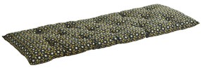 MADAM STOLTZ Prošívaná matrace Black/Mustard 45 x 125 cm, žlutá barva, textil