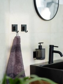 Sada 2 háčků na ručníky QUADRO, montáž bez vrtání