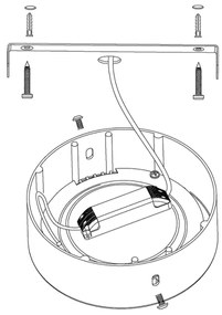 Eglo 96678 - LED RGBW Stmívatelné stropní svítidlo FUEVA-C LED/21W/230V BT