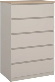 Krémová komoda 77x121x50 cm Naia – Tvilum