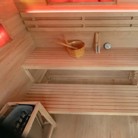 BPS-koupelny Finská sauna Relax  180x160, 4-5 osob