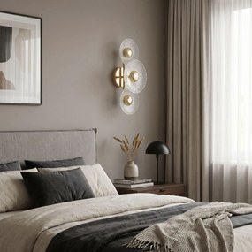 Toolight Rea, NÁSTĚNNÉ LED SVÍTIDLO SWE072-W GOLD, OSW-30201
