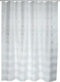 MSV Sprchový závěs AMALFI bílý / 180 x 200 cm / Polyester / S kroužky