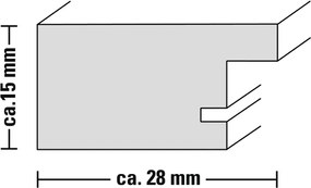 Rámeček CHALET pastelová máta 15x20