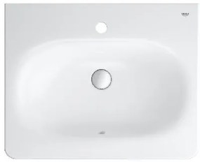Grohe Essence - Umyvadlo s přepadem 60x49 cm, PureGuard, alpská bílá 3956500H