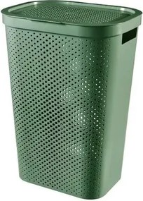 Curver Infinity Dots Koš na prádlo 60 l šedá