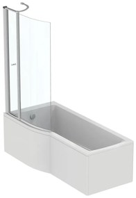 Ideal Standard Connect Air - Vana se zónou pro sprchování (levá) 1695 x 795 mm, Bílá, E113401