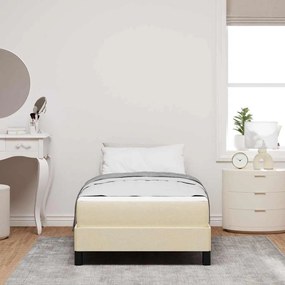 Postel s boxspringem Krémová 90 x 190 cm textil 3398456