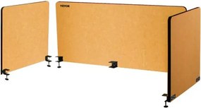 Desk Divider 152,4 cm Desk Privacy Panel, 3 Panel Privacy Akustický panel – Žlutá