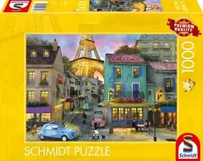 SCHMIDT Puzzle V ulicích Paříže / 1000 dílků / 69,3 × 49,3 cm