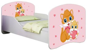 Dětská postel - Koťátka 140x70 cm