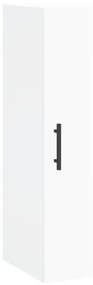 Skříň highboard bílá s vysokým leskem 34,5x34x180 cm kompozit,  3198811