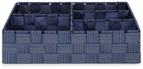 Organizér na prádlo a doplňky Compactor Toronto - 5 dílný, 32 x 25 x 8 cm, modro-šedý