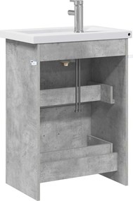 Sada koupelnového nábytku Betonově šedá 61 x 40 x 84,5 cm 3404369