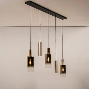 Závěsné svítidlo nad jídelní stůl Luce di Tosca 5 Gold
