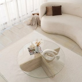 Konferenční stolek Lily Travertine