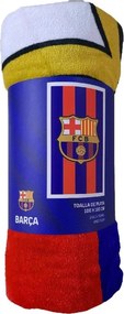 Bavlněná osuška FC Barcelona - motiv Blaugrana - 100% bavlna - 70 x 140 cm