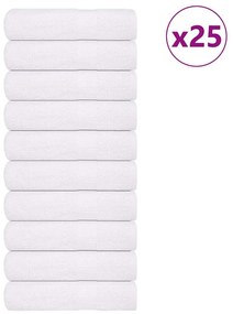 Ručníky FROGN 25 ks bílé 100x150 cm 360 g/m² 136660
