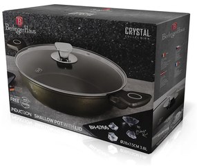 Mělký hrnec s titanovým povrchem a poklicí 28cm CRYSTAL COLLECTION 20691