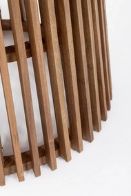 BIZZOTTO dřevěný zahradní stůl RODANO ø120 cm tmavý 0806915