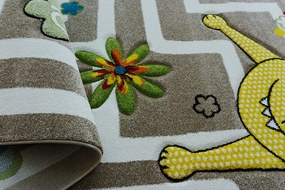 Berfin Dywany Dětský kusový koberec Smart Kids 22303 Beige Rozměry koberců: 120x180