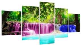 Obraz vodopádů (150x80 cm)