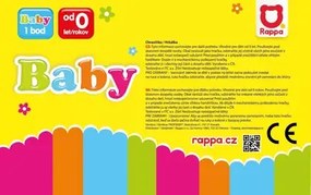 RAPPA Chrastítko kroužek s přívěsky / Chrastítko / 5 přívěsků