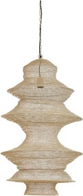 Béžové kovové závěsné svítidlo Nakisha – Light &amp; Living