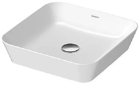 Duravit Cape Cod - Umyvadlová mísa 430x430 mm, DuraCeram, s WonderGliss, matná bílá 23404332001