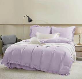Spod Igły i Nitki Ložní prádlo z mikrovlákna 140x200 Ruffy heather s volánem I24
