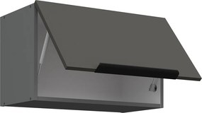 ARIA pi | horní skříňka 60 GU-36 1F výklopná | 60 cm | ANTI FINGERPRINT povrch | antracit/šedá grafit