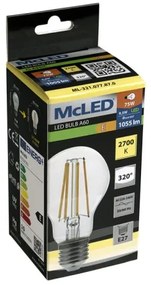 LED žárovka E27 McLED 9,5W (75W) teplá bílá (2700K) ML-321.077.87.0