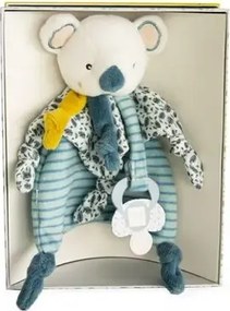 Doudou Dárková sada - Hračka s úchytem na dudlík koala Yoca 20 cm / od