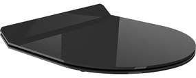 Mexen Lena pomalu klesající deska slim, duroplast, černý lesk - 39242070