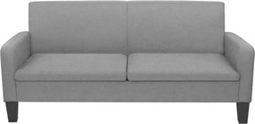 vidaXL 3místná pohovka 180 x 65 x 76 cm [244713] Barva: Žlutá
