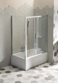 DEEP 120x90 hluboká sprchová vanička 120x90x26cm, bílá s podstavcem 72383