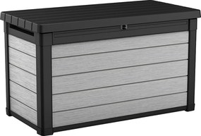 Zahradní úložný box KETER Denali Duotech Deck Box 380 L - 123 x 70,6 x 62 cm - šedý / hnědý