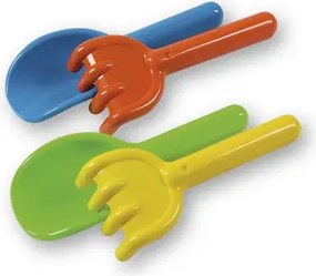Androni Lopatka a hrabičky na písek mix barev / 18 cm / od 12 měsíců